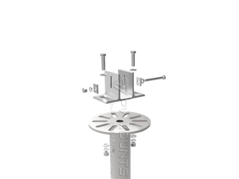 Flange Head of Screw Pile for Solar Mounting System - PV Mounts