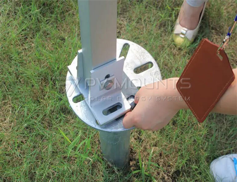 Flange Head of Screw Pile for Solar Mounting System - PV Mounts
