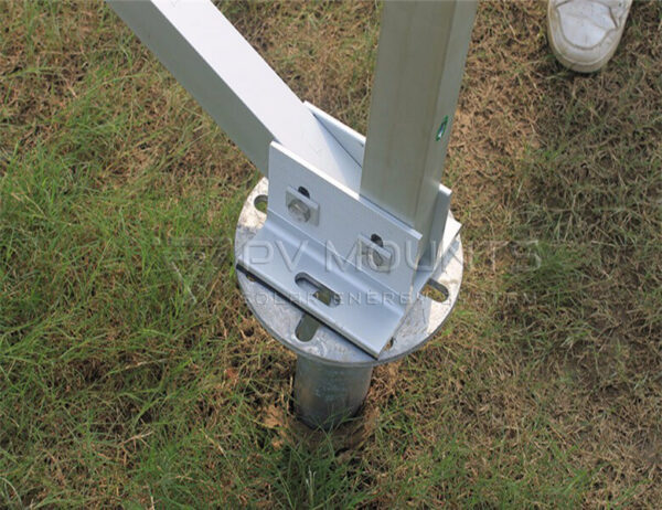 Flange Head of Screw Pile for Solar Mounting System - PV Mounts