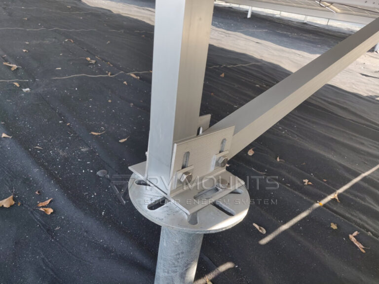 Flange Head of Screw Pile for Solar Mounting System - PV Mounts