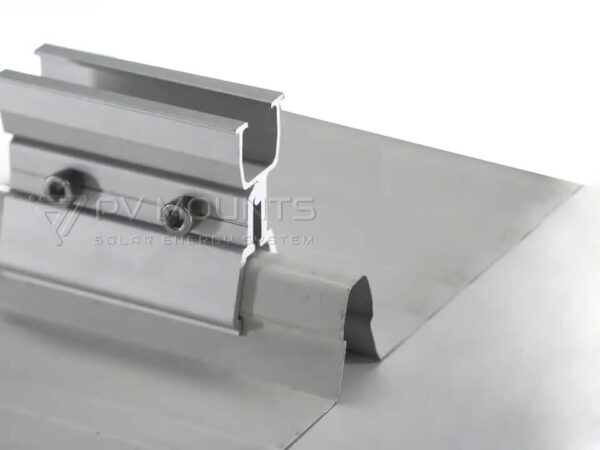 Standing Seam Clamp with Integrated Rail | PV MOUNTS