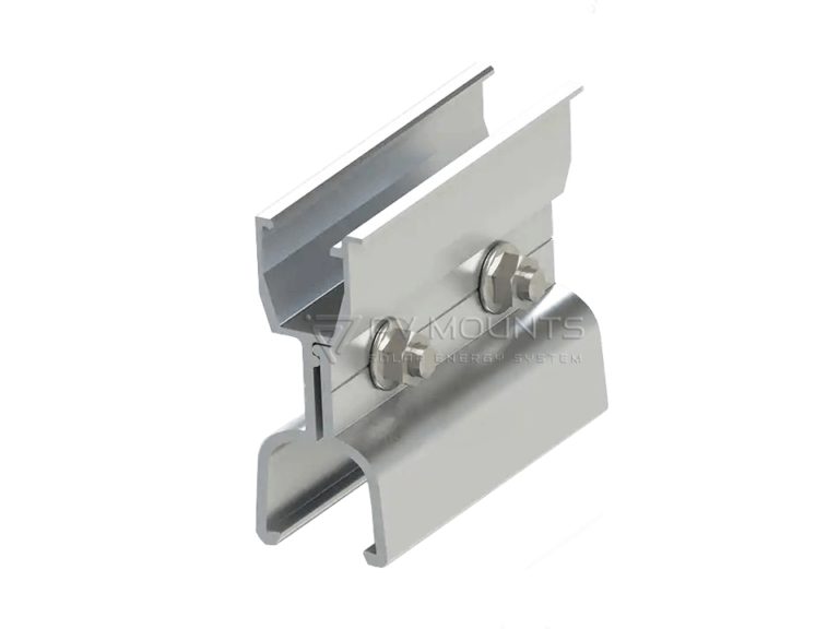 Standing Seam Clamp with Integrated Rail | PV MOUNTS